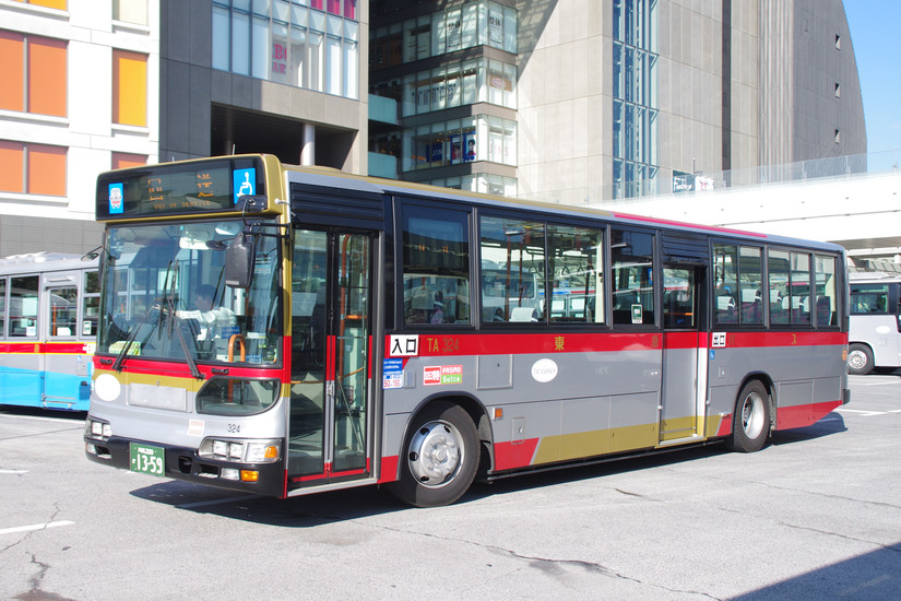 二子玉川駅にて